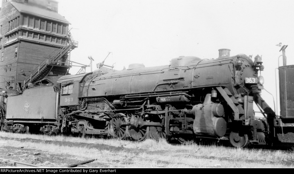 MILW 2-8-2 #363 - Chicago, Milwaukee, St Paul & Pacific